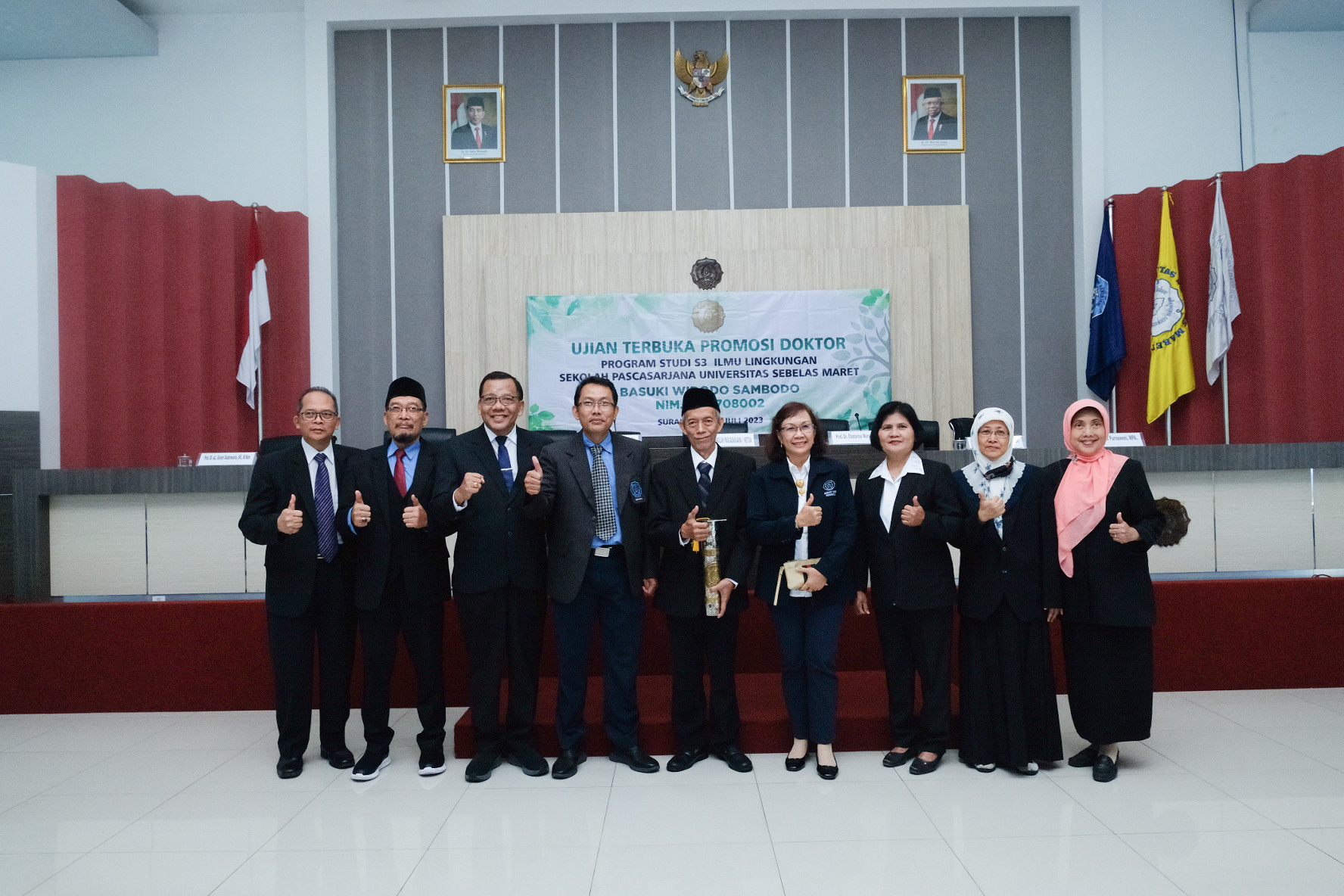 Ujian Terbuka Promosi Doktor Program Studi Ilmu Lingkungan sdr. Basuki Widodo Sambodo