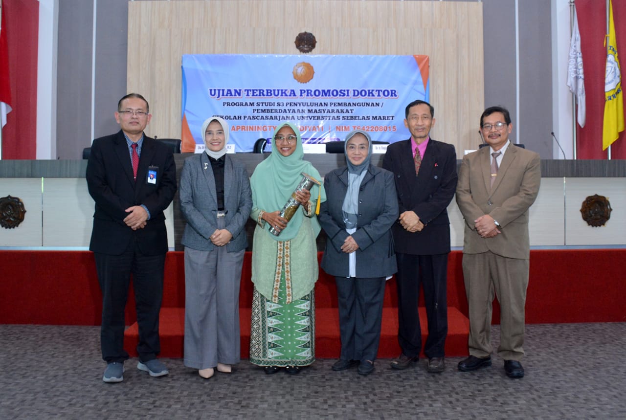 Ujian Terbuka Doktor Program Doktor Penyuluhan Pembangunan sdr. Gani Apriningtyas Budiyati